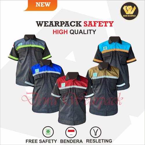 Jual Wearpack Safety Atasan Kemeja Kerja Lapangan/APD K3 Katelpak ...