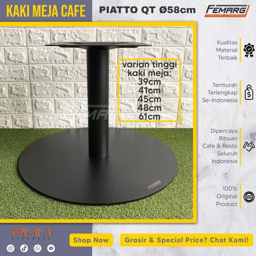 Jual kaki meja FEMARG piatto-QT Ø58cm|cafe restoran coffee table plat ...