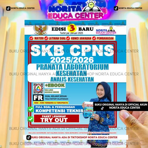 Jual BUKU SKB CPNS PRANATA LABORATORIUM KESEHATAN ANALIS KESEHATAN ...