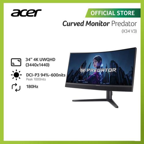 Jual Acer Monitor 34 Inch Predator X34 V3 | UWQHD 240Hz - Jakarta Timur ...