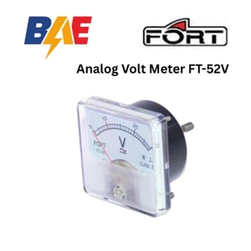 Jual Analog Volt Meter FT-52V / Analog Panel Meter FORT - 30V - Jakarta ...