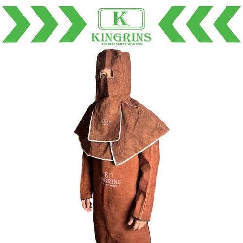 Jual KINGRINS Apron las kulit asli pelindung kepala sampai ujung kaki ...