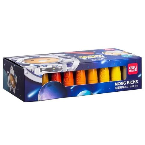 Jual Deli Oil Pastel / Crayon / Krayon anak bentuk Rocket Space Finder ...