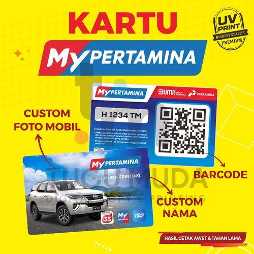 Jual Cetak Kartu MyPertamina/Pertamina Card UV Print | PVC Tebal ...