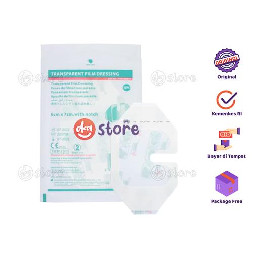 Jual (Ecer) Transparent Film Dressing with Notch 6x7cm Winner / Plester ...