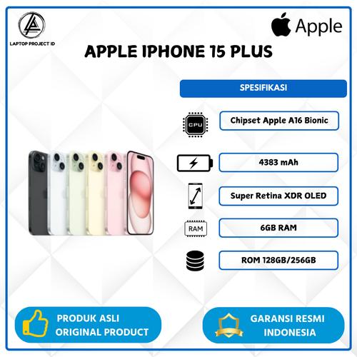 Promo Apple iPhone 15 Plus 128GB/256GB Garansi Resmi 1 Tahun Chipset ...