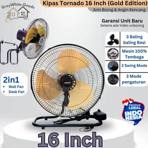 Promo Kipas Tornado Besi 16 INCH 2in1 Jumbo Hemat Daya Bergaransi ...