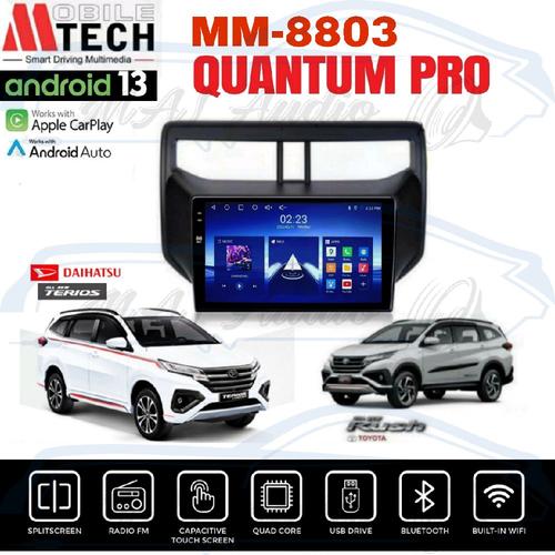 Jual Head Unit Android Mtech 9 inch OEM Rush Terios 2018 Up Soket Plug ...