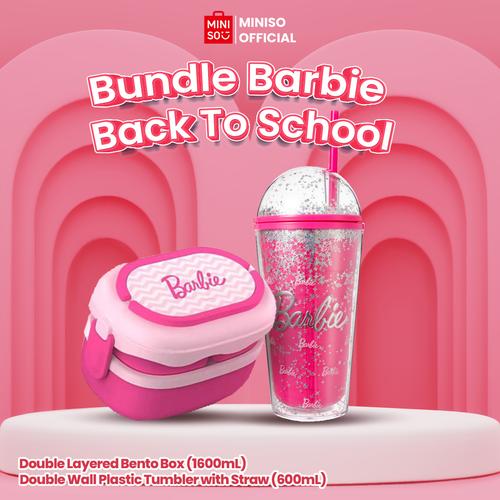 Jual [BUNDLING] Miniso x Barbie Paket Back To School Double Wall ...