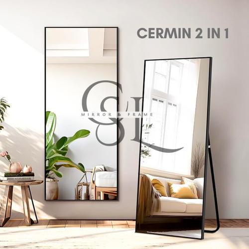 Jual Standing Mirror Cermin Berdiri Cermin Standing Cermin Full Body ...