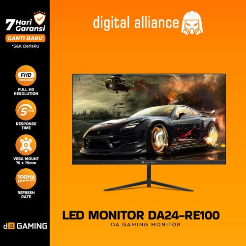 Jual Monitor LED Digital Alliance 24" 100Hz IPS FHD 99% SRGB 5ms HDMI ...