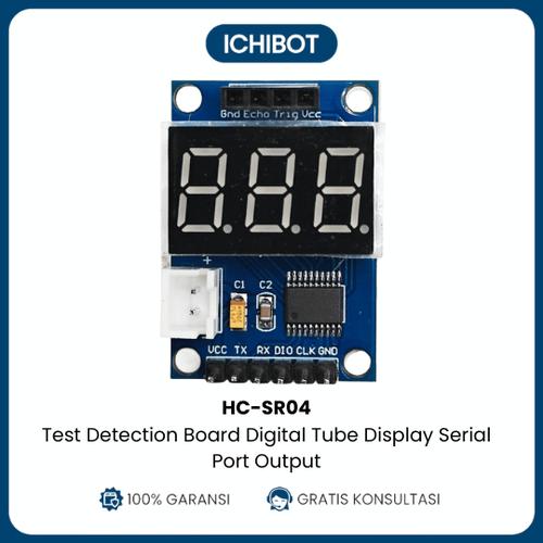 Jual HC-SR04 - Ultrasonic Measurement Display Module Base Plate - Test ...