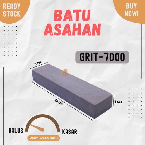 Jual ASLI Batu asahan pengasah Pisau Batu Tahap Finishing 20x5x3 #7000 ...
