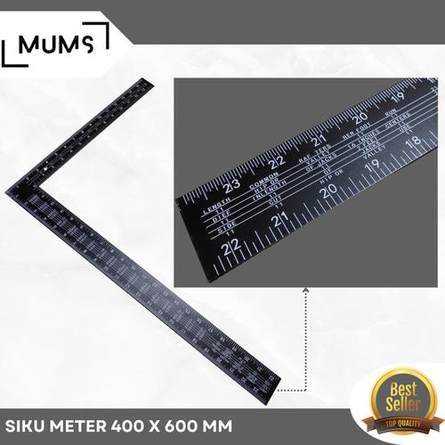 Jual SIKU METER PENGGARIS 400 X 600MM / ALAT UKUR PENGGARIS SIKU METER ...