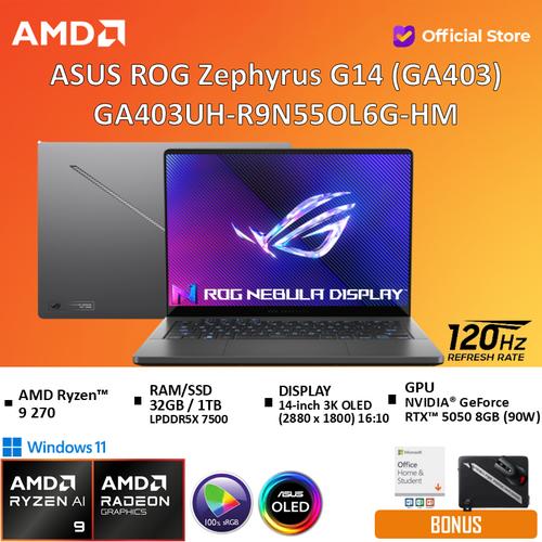 Promo ASUS ROG Zephyrus G14 OLED GA403UH Ryzen 9 270 RTX5050 8GB/ 32GB ...