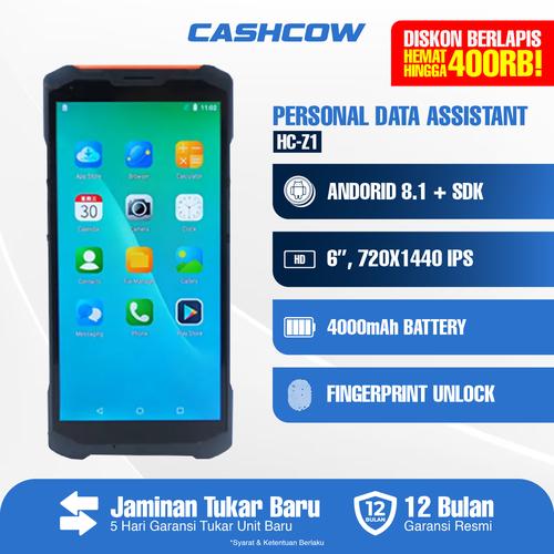 Jual PDA Mobile Scanner 4G Industrial Android NFC Sim Card 2D HC-Z1 ...