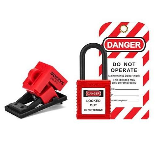 Jual Clamp-On Circuit Breaker Lockout Small 16mm LOTO Kit MCCB with ...