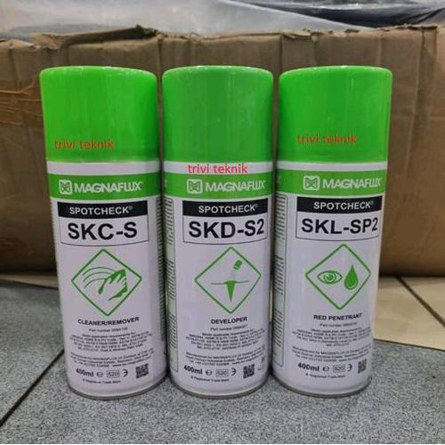 Jual Magnaflux Spotcheck Cleaner Developer Cairan Spray 460ml Set ...