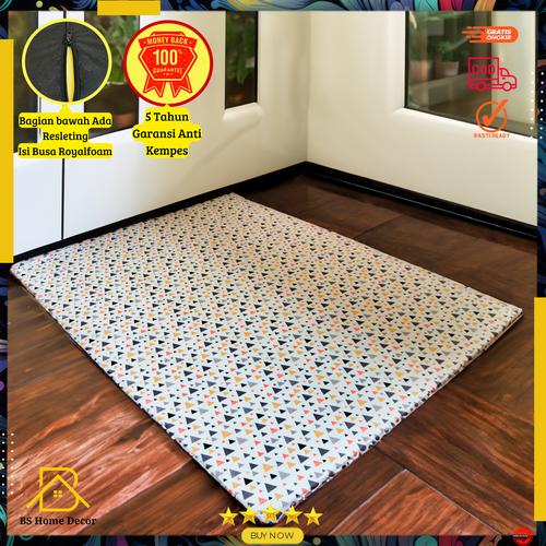 Promo Kasur Busa Motif Minimalis Kasur Lipat Tebal & Empuk Busa ...
