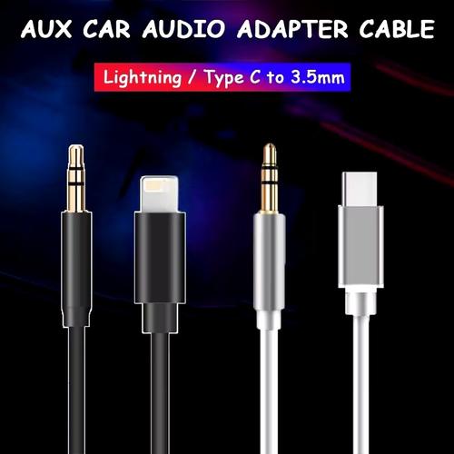 Promo Kabel Audio Type C & Lightning Aux 3.5mm Kabel Converter - Type C ...