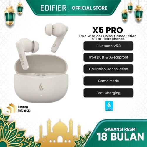 Jual Edifier Pro X5 True Wireless TWS ANC Low Latency ENC Calls - Ivory ...