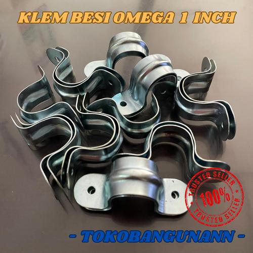 Jual Klem Pipa Omega 1 inch | Clamp Pipa Besi Galvanis - Jakarta Barat ...