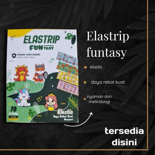 Jual Elastrip Fun Tasy 1 papan / Plaster Kain Elastis / Plaster Anak ...