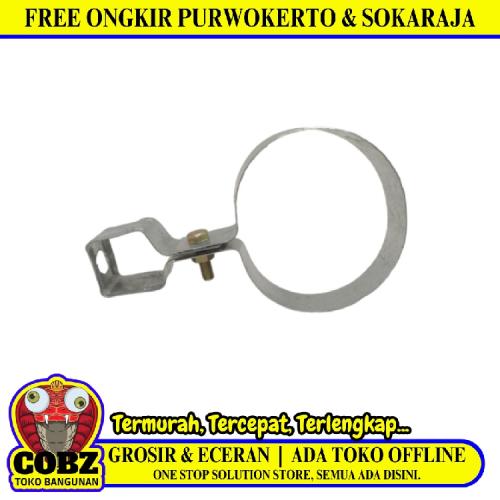 Jual 4 IN / NM Klem Pipa Gantung Hanger Clamp Galvanis Tipis - Kab ...