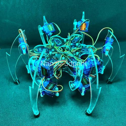 Jual Hexapod Arduino Spider Robot Laba - laba ( Only Kit ) Akrilik- n0 ...