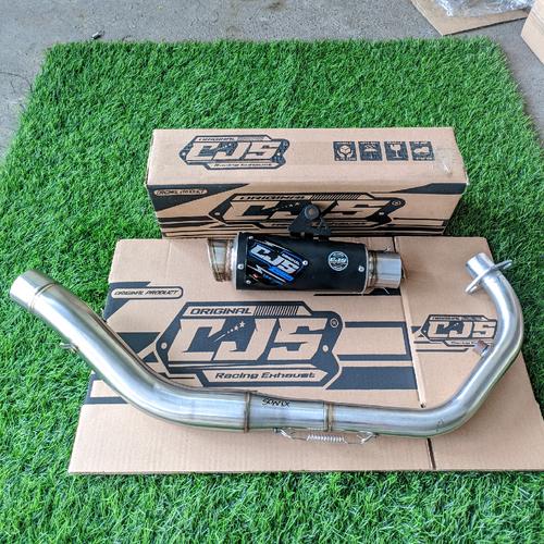 Jual KNALPOT CJS RACING SONIC150R TR-1 BLACK SERIES CBR FACELIFT ALL NEW CB150R CBR LOKAL K45 ...
