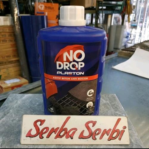 Jual (NODROP PLASTON 1LITER) Cairan pecampur semen mortar aditif beton ...