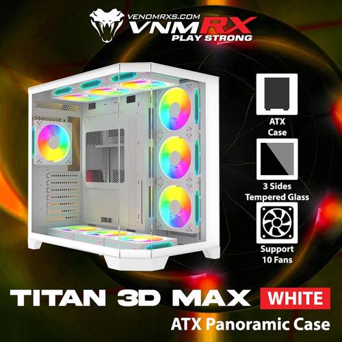 Jual Casing VenomRX Titan 3D Max - ATX Gaming Case Venomrx RX Titan 3D ...
