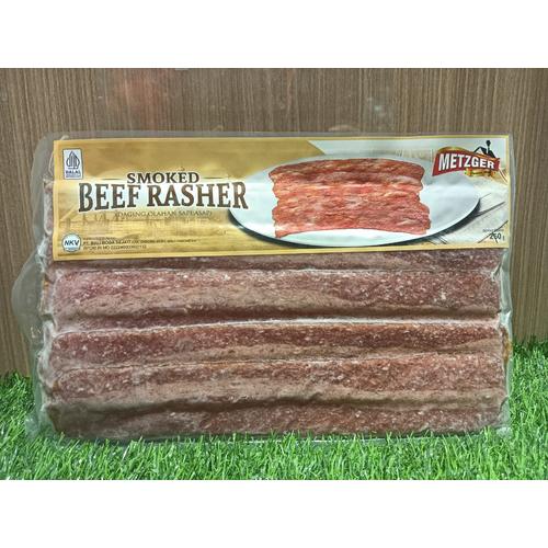 Jual Metzger Smoked Beef Rasher | Daging Bacon Sapi Asap - Kota ...