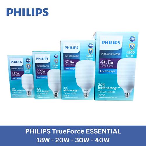 Promo PHILIPS Tforce TrueForce ESSENTIAL LED 45W 45 W 45Watt E27 6500K - Jakarta Barat - LED ...