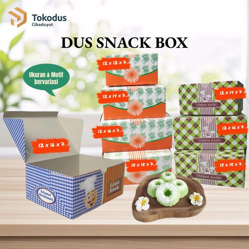 Jual Box kue Dus Kue kecil | Dus Makanan | Box Snack | Dus Snack ...
