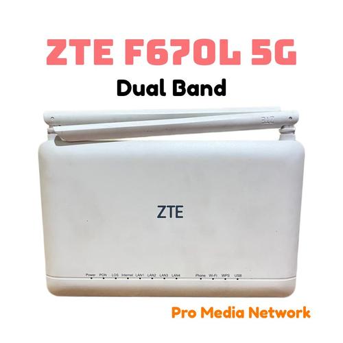 Jual ZTE F670L Modem Router Ont Dualband Gpon Port Biru Access Wifi ...
