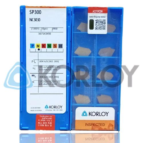 Jual insert potong 3mm Cutting Groving SP300 NC3030 korloy Original ...