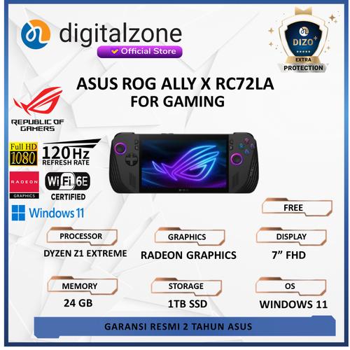 Promo ASUS ROG ALLY X RC72LA AMD RYZEN Z1 EXTREME 24GB 1TB 7 FHD IPS ...