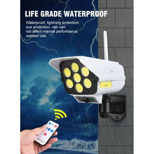 Jual Lampu Solar Sensor Tenaga Surya 77 LED Lampu Model CCTV IP65 ...