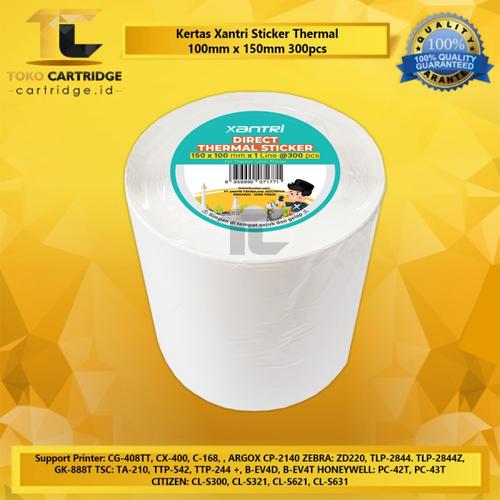 Jual kertas Stiker Barcode Kertas Resi 78mm x 100mm Kertas Thermal Isi ...