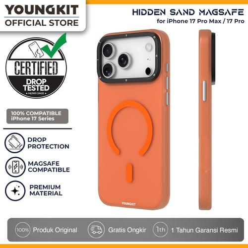 Jual Youngkit Hidden Sand Magsafe Case Compatible For iPhone 17 Pro Max ...