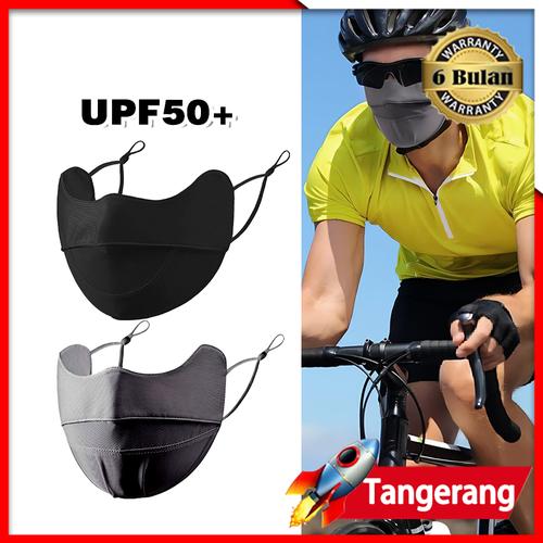Jual Cycling Masker Breathable Anti UV Ice Silk Sport Face Mask Hidden ...
