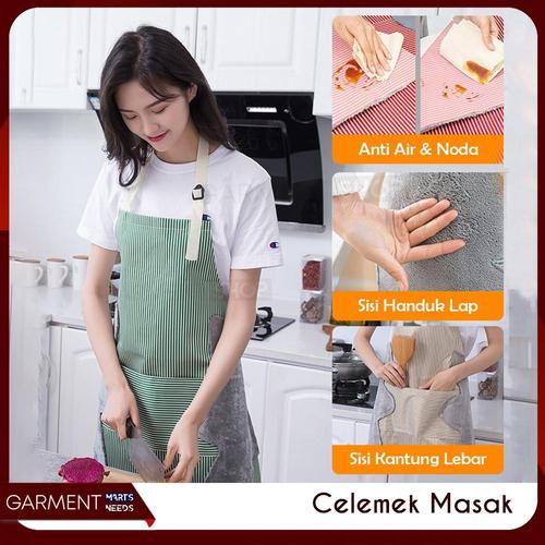 Promo Celemek Masak Anti Air Apron Dapur Waterproof Bisa Lap Tangan ...
