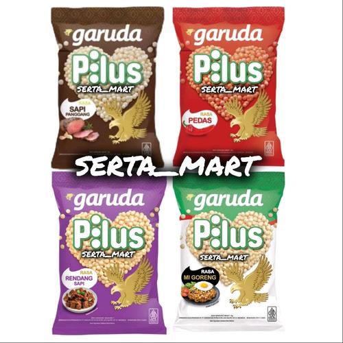 Jual Garuda Pilus 75gr - Snack Rendang / Sapi Panggang / Pedas / Mie ...