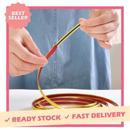 Jual - Wall STICKER PANJANG 2 METER / LIST PLAT STRIP MIRROR / SILVER ...