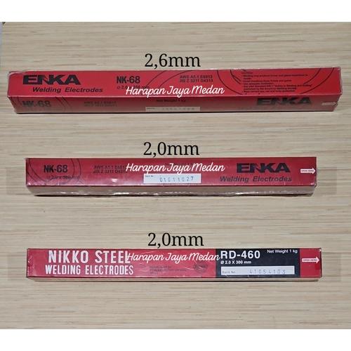 Jual (1 KG) Kawat Las Besi / Kawat Las Listrik Ukuran 2,0mm Dan 2,6mm ...