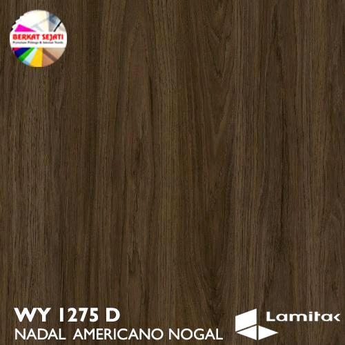 Jual HPL LAMITAK WY1275D WY 1275 D NALDA AMERICANO NOGAL - WOODGRAIN ...