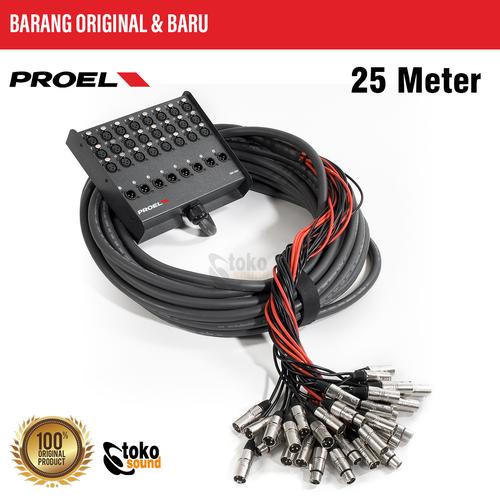 Jual PROEL EBN2408 - Snake Cable 25 Meter with 32-channel Stage Box ...
