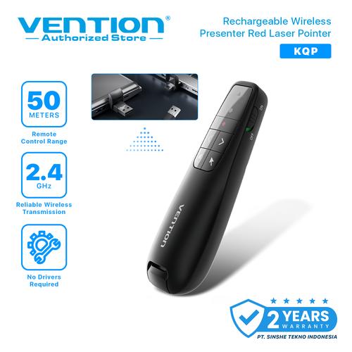 Promo Vention Wireless Presenter Remote Red Laser Pointer with Air ...