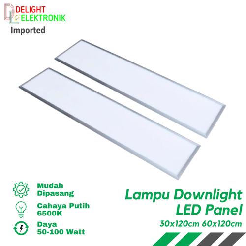 Jual Lampu Downlight LED Panel 50W Watt 30x120cm 60x120cm - 30x120 ...